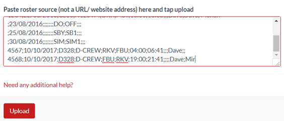 Roster upload with Excel / CSV files – Your Flight Plan to RosterBuster ...
